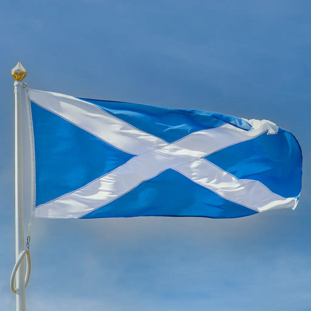 Scotland - St Andrews Cross High Quality Sewn Flag (Scottish Saltire ...